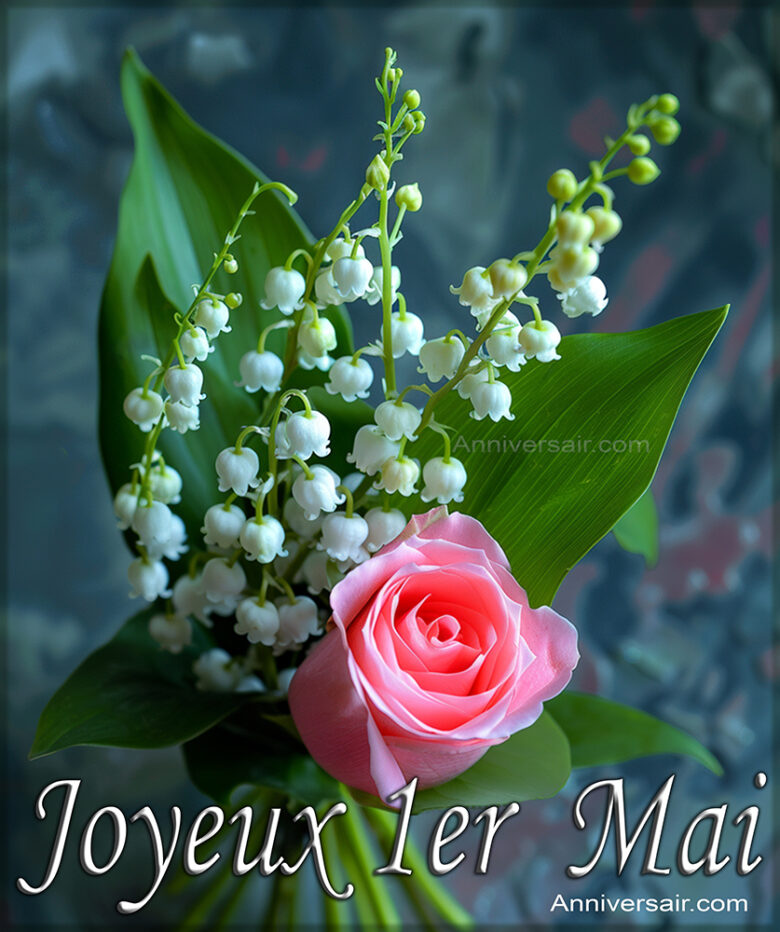 1er mai fête du travail, fête du Muguet - Bonne fête