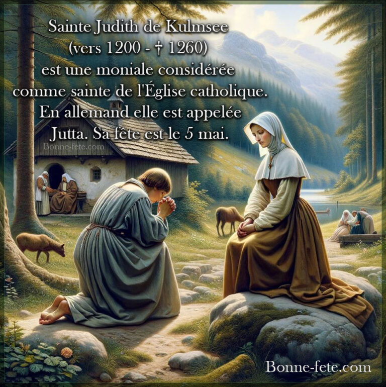 Sainte Judith, Bonne fête à toutes les Judith ! - Bonne fête